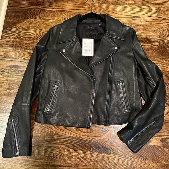 Theory | Jackets & Coats | Theory New Moto Leather Jacket | Poshmark